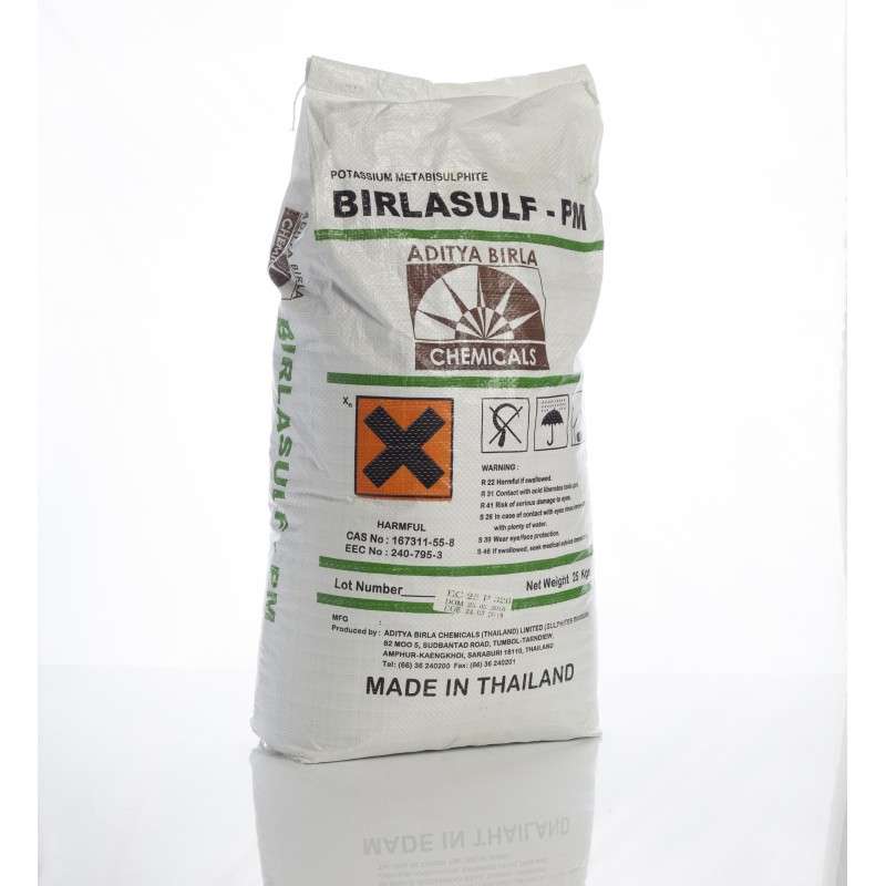 Potassium Metabisulphite (25kg) – Murphy & Son Inc.